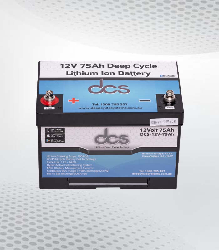 12v 75ah Battery | LiFePO4 75ah Lithium Deep Cycle Battery
